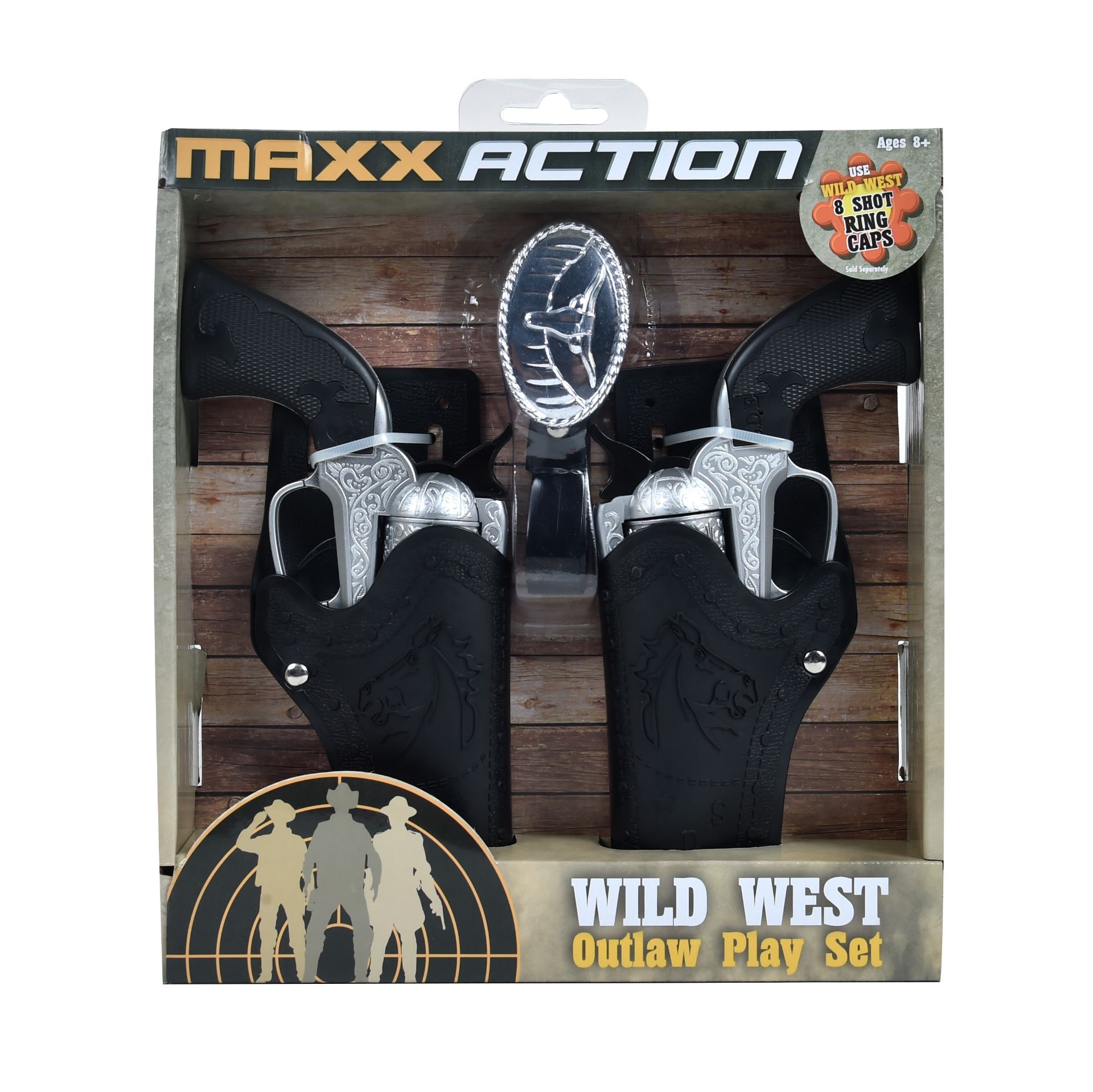 SunnyDays | MAXX ACTION WESTERN SERIES CAP PISTOL COMBO 2 PACK - RING CAPS
