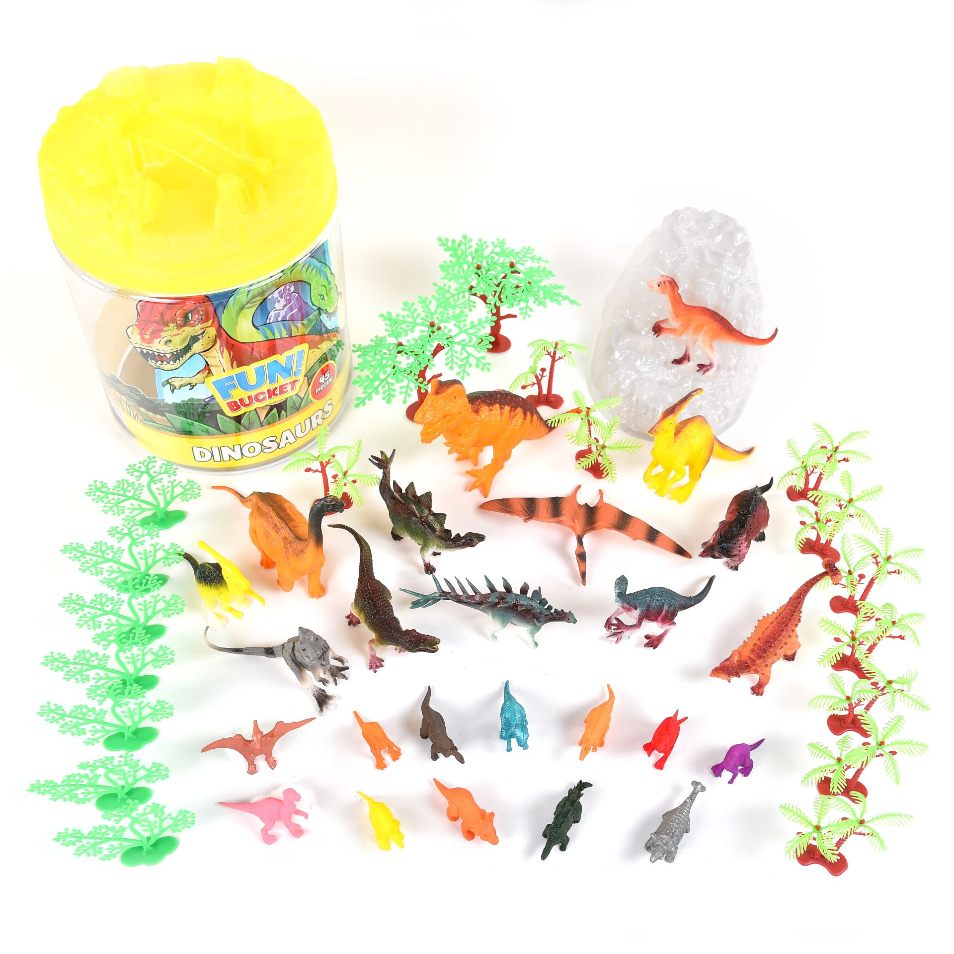 |FUN BUCKET PLAYSET DINOSAURS