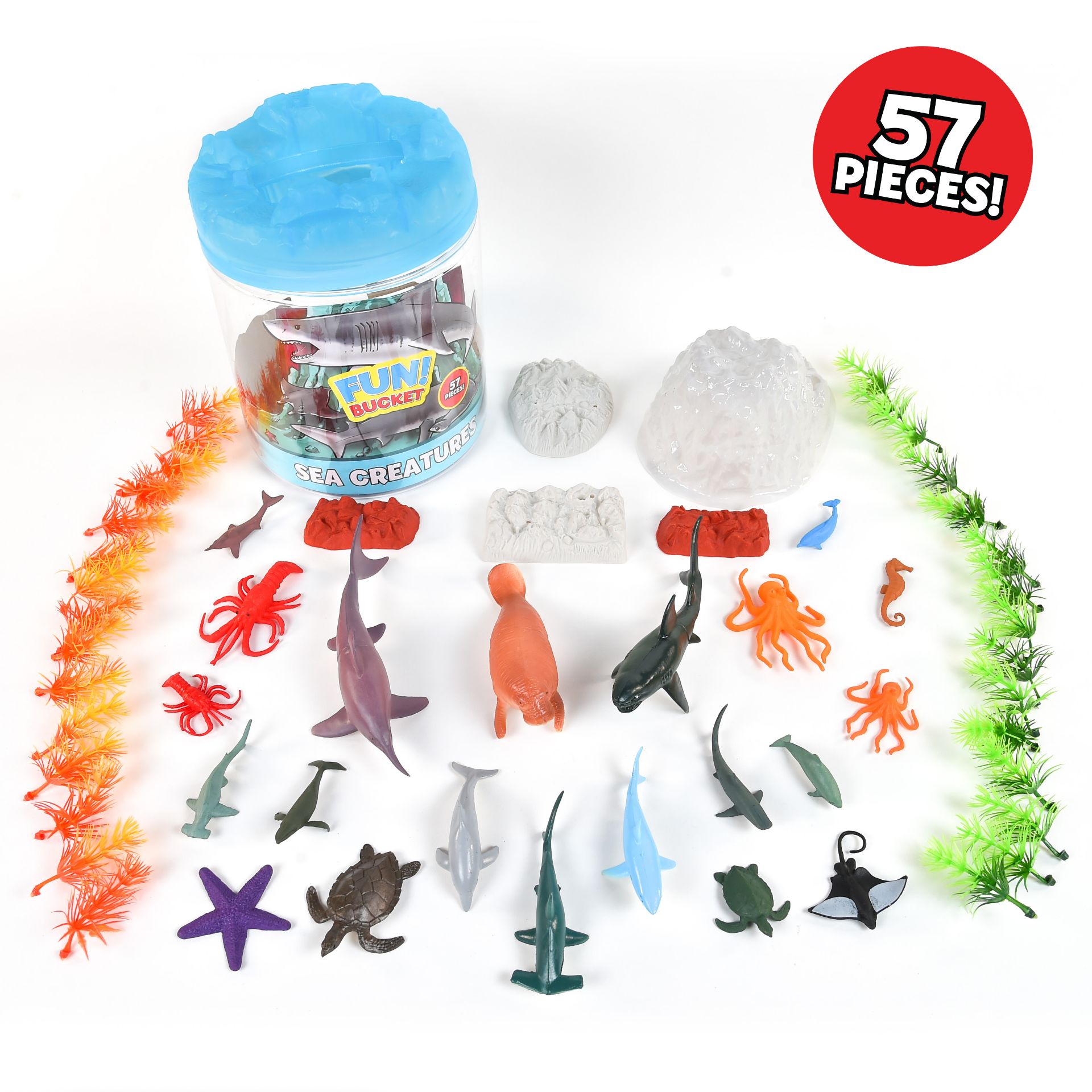|FUN BUCKET PLAYSET SEA CREATURES