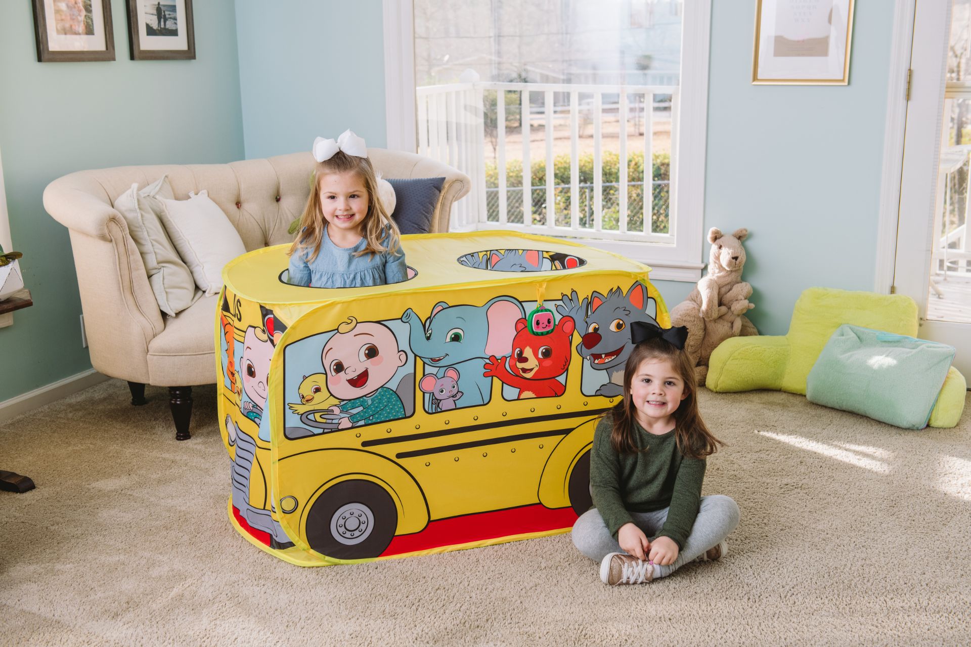 |COCOMELON MUSICAL YELLOW SCHOOL BUS POPTOPIA TENT |COCOMELON MUSICAL YELLOW SCHOOL BUS POPTOPIA TENT