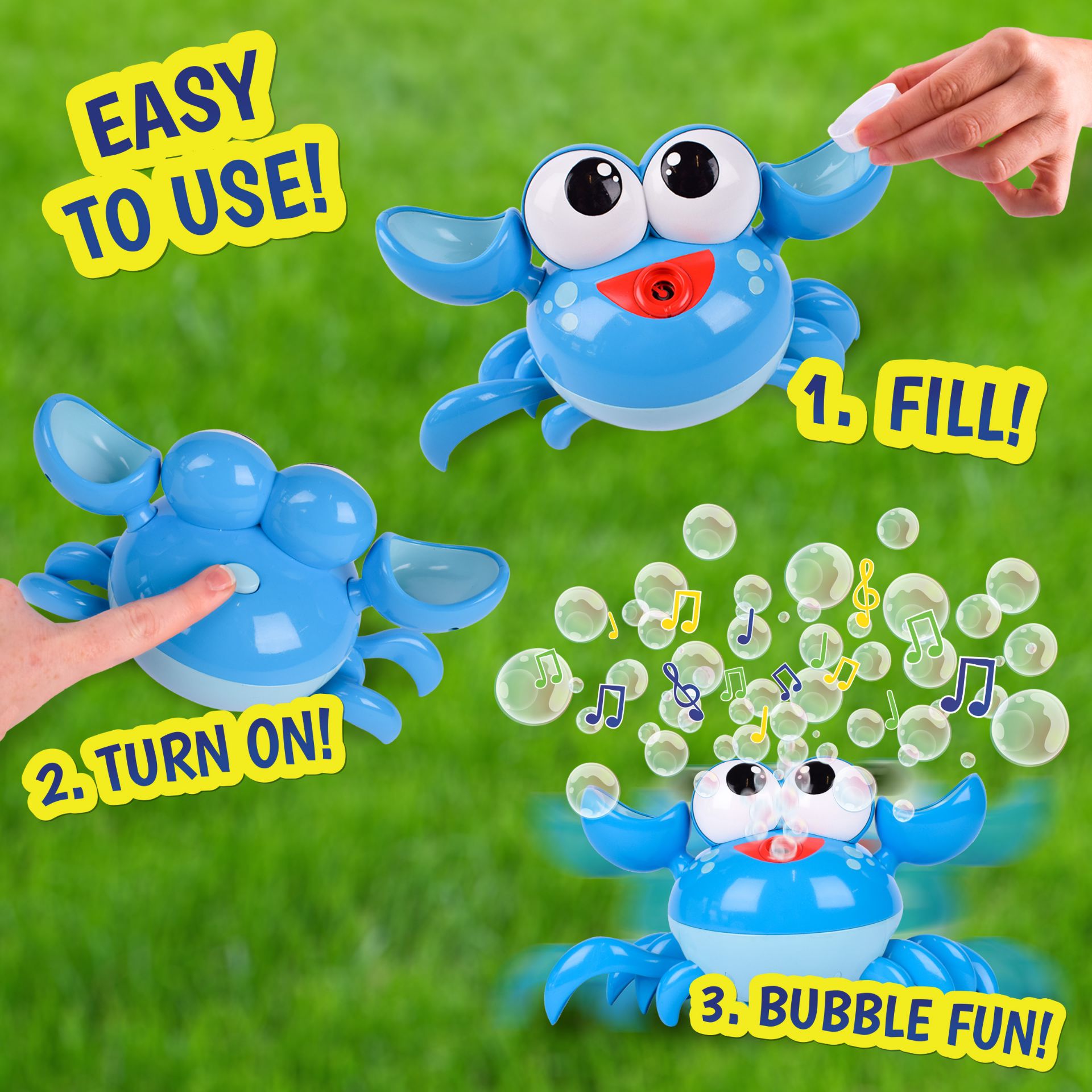 |MAXX BUBBLES DANCING CRAB BUBBLER