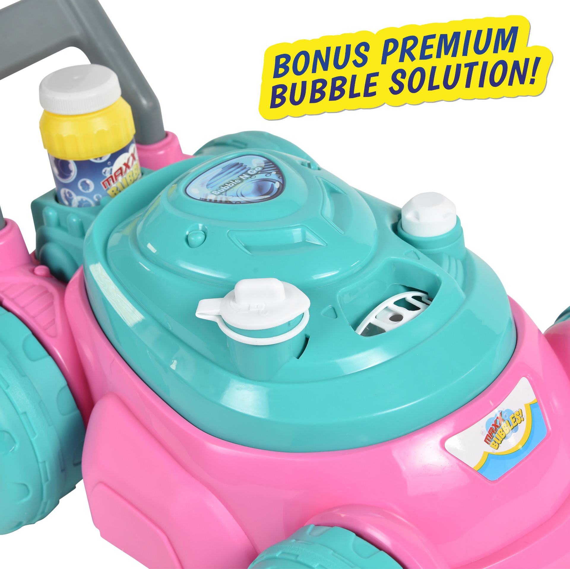 |MAXX BUBBLES BUBBLE N GO MOWER PINK