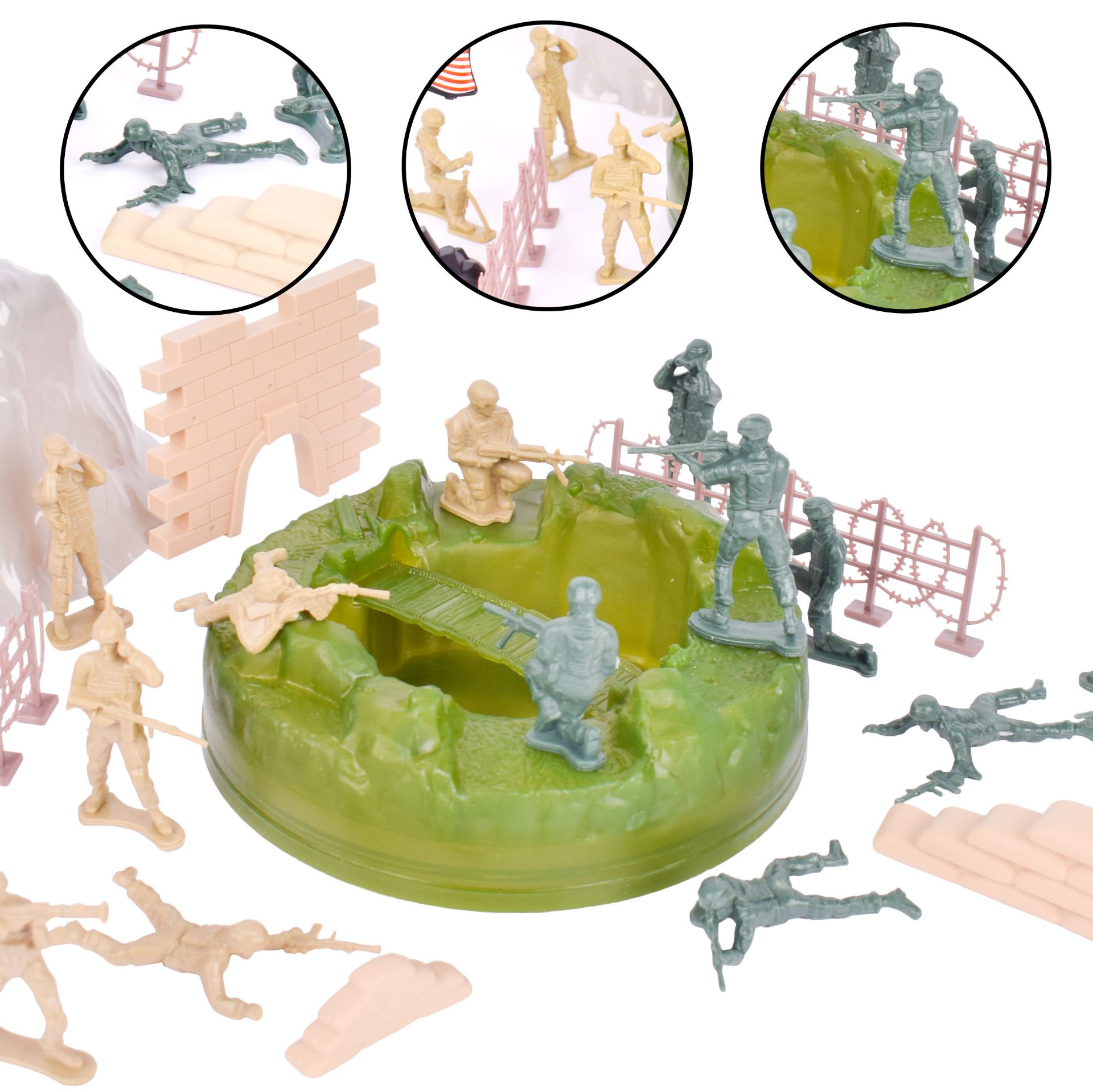 SunnyDays | TOYMENDOUS ARMY PLAYSET SMALL BUCKET