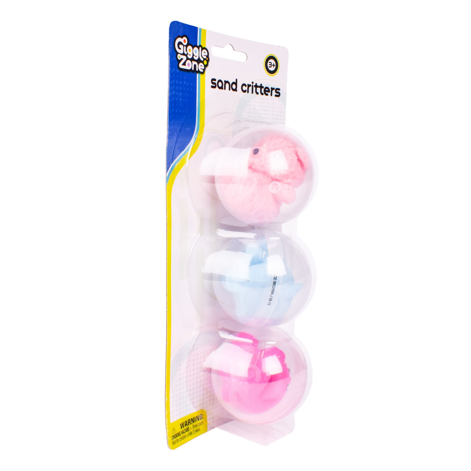 |GIGGLE ZONE 3PK MINI SAND FILLED CRITTERS IN CAPSULE