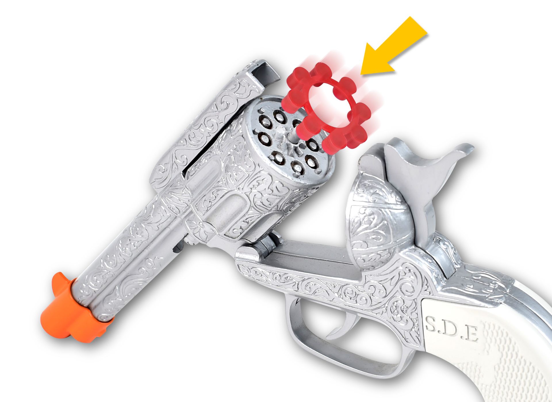 |MAXX ACTION WESTERN SERIES CAP PISTOL - RING CAPS